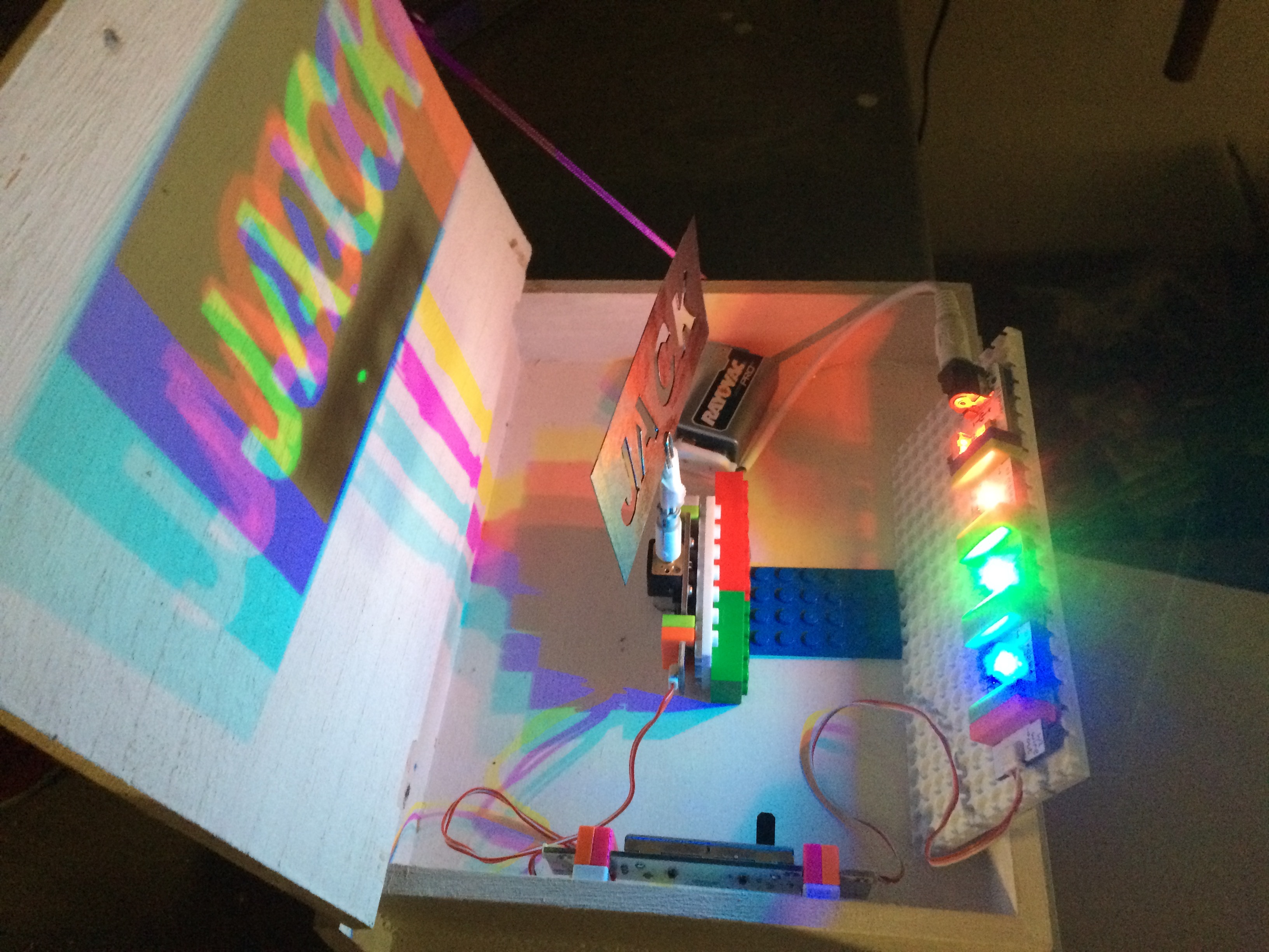 Colored Shadows Art: a littleBits Project by JackANDJude