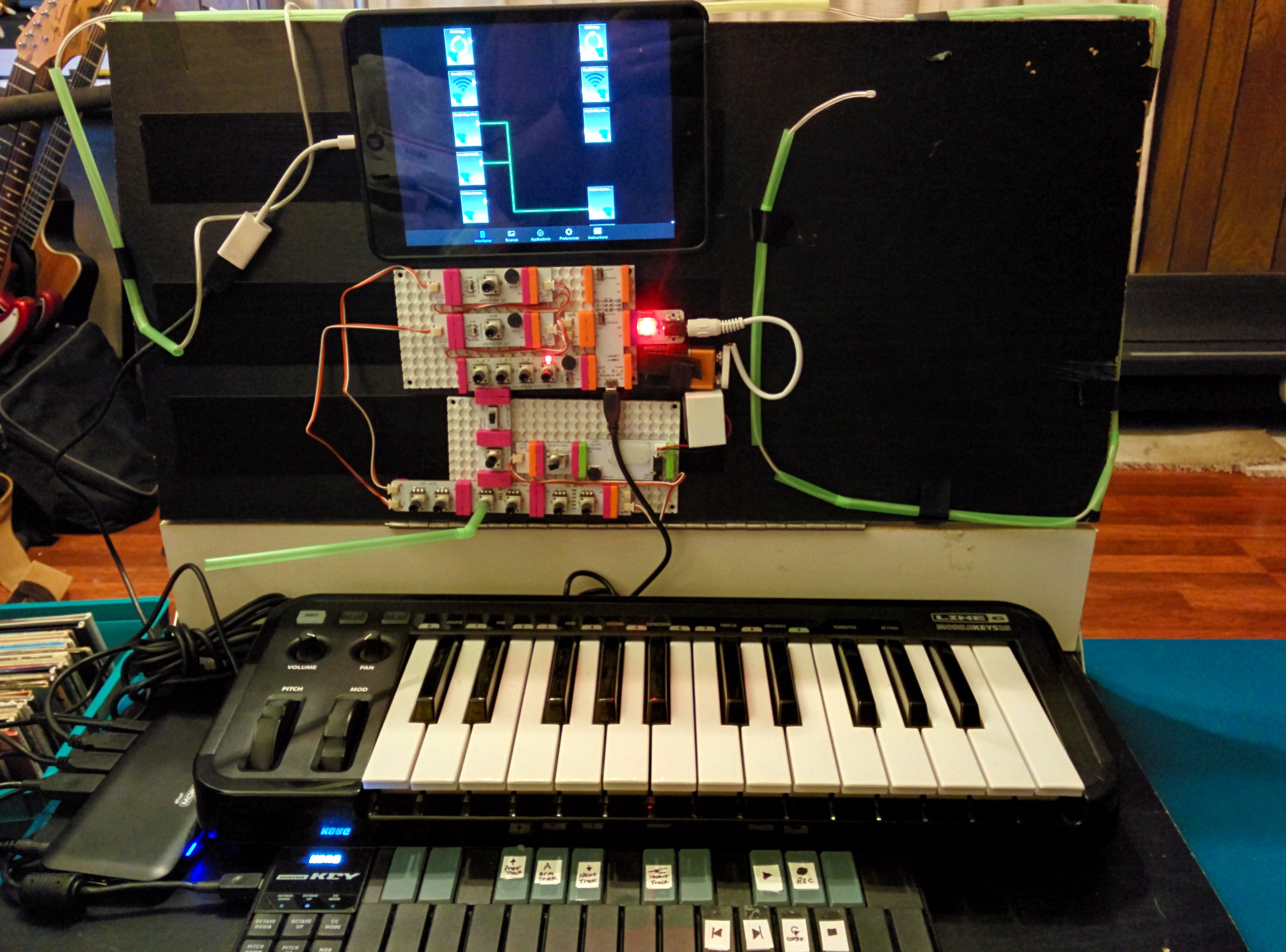 Arduino Midi Synth With Lfo Portamento And Pitch Wheel A Littlebits Project By Nshaver